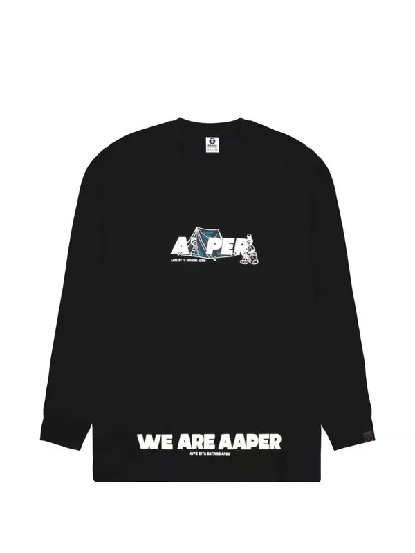AAPE BY *A BATHING APE Logo-patch Sweatshirt