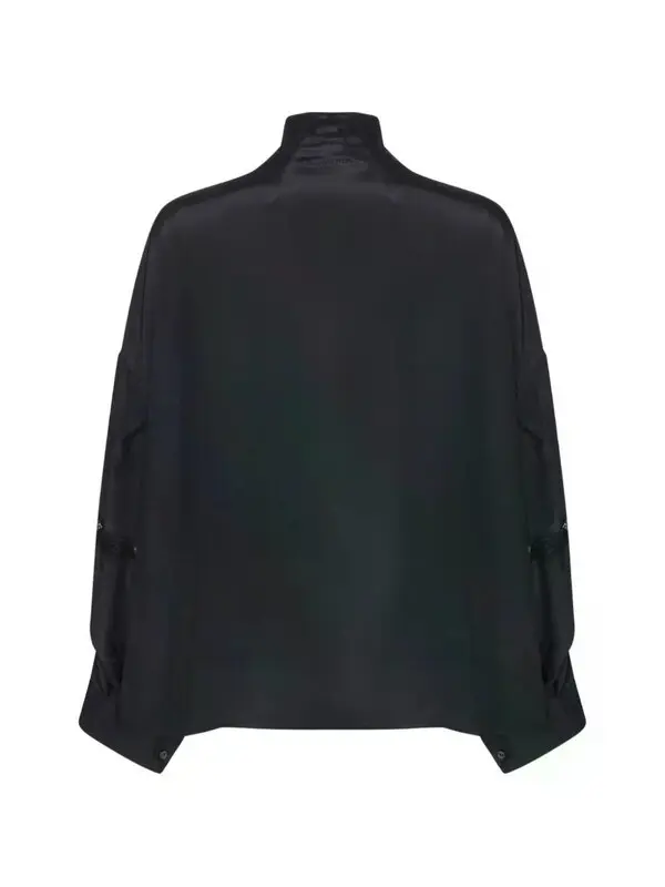 ERMANNO FIRENZE Lace-trim Pussy-bow Blouse