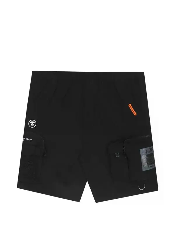 AAPE BY *A BATHING APE Moonface-detail Cargo Shorts