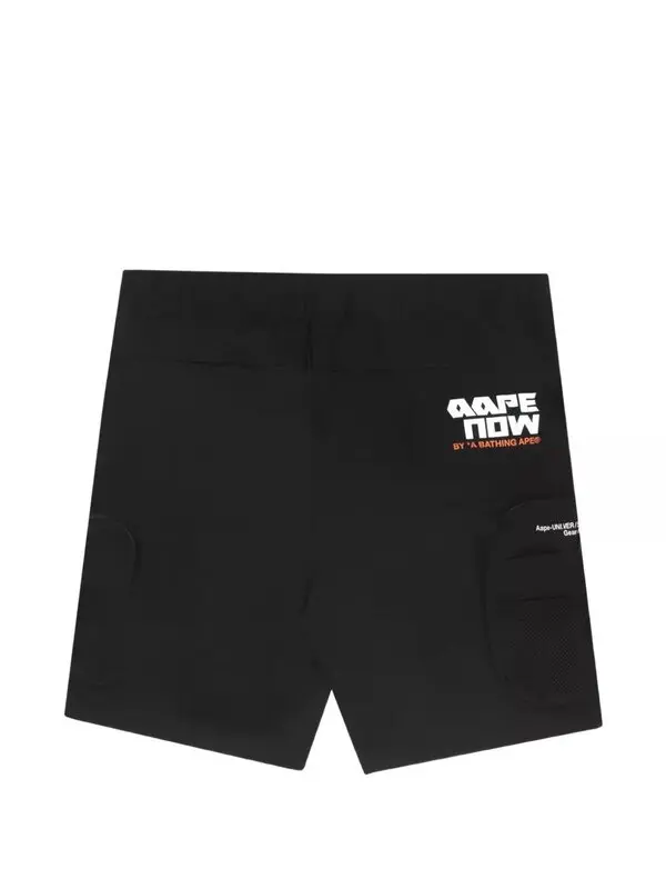 AAPE BY *A BATHING APE Moonface-detail Cargo Shorts