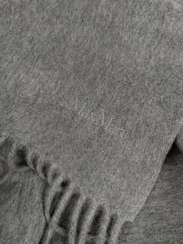 Max Mara Fringed Cashmere Scarf