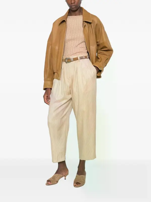 Isabel Marant Étoile Janice Pinstripe Tailored Trousers