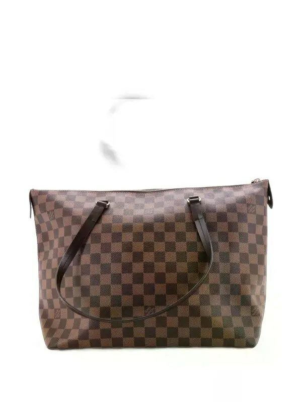 LOUIS VUITTON Damier Mm Iena Tote Shoulder Bag - Brown