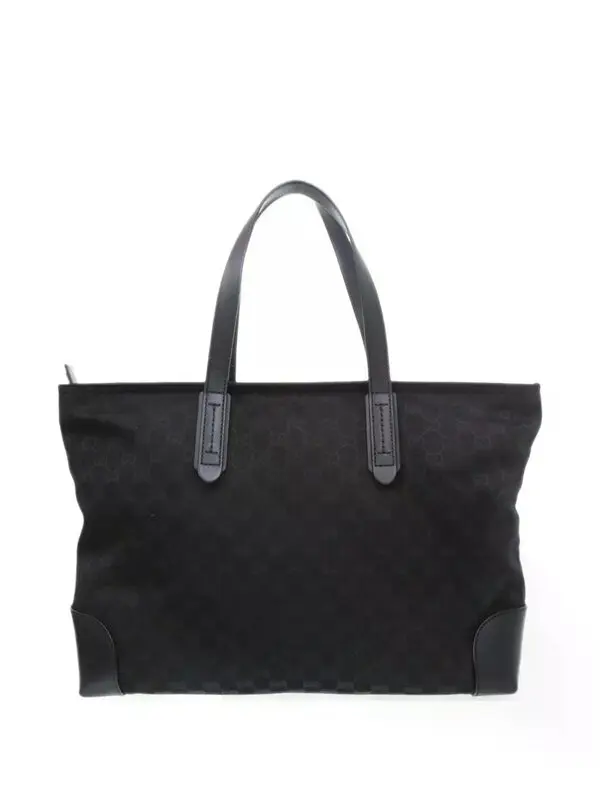 Gucci 2000-2015 Gg Canvas Web Tote Bag