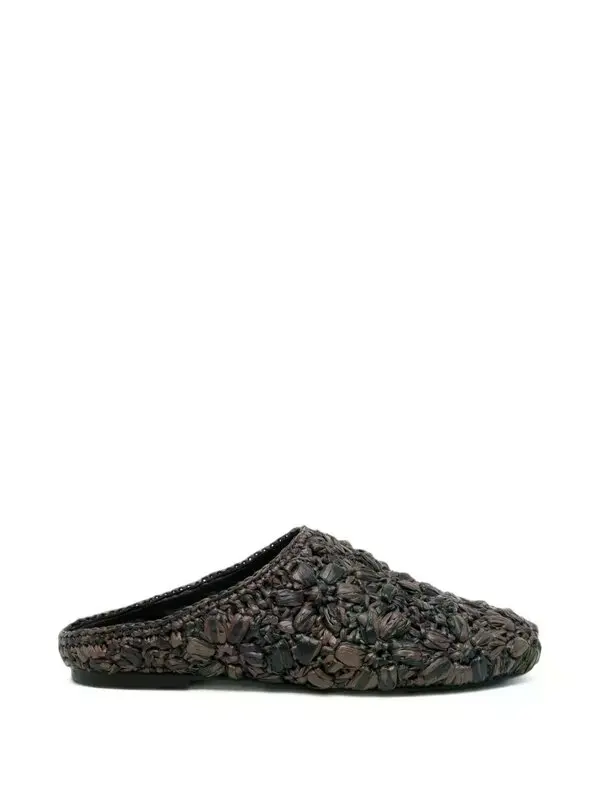 COTEMP Woven Slip-on Mules