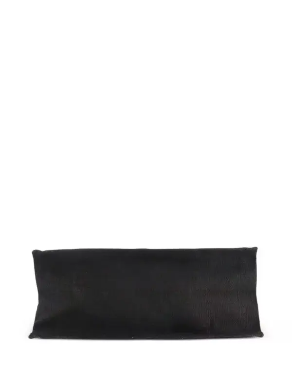 Saint Laurent Rive Gauche Canvas Tall Tote Bag - Neutrals