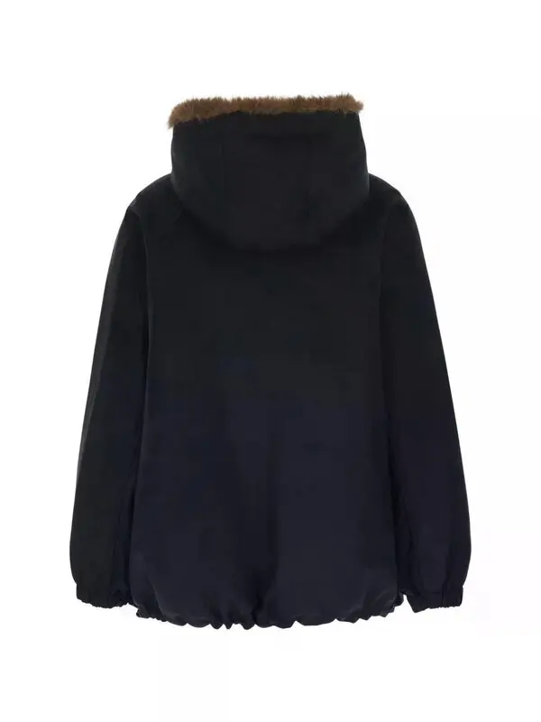 VALENTINI 1972 Faux-fur Trim Hooded Jacket