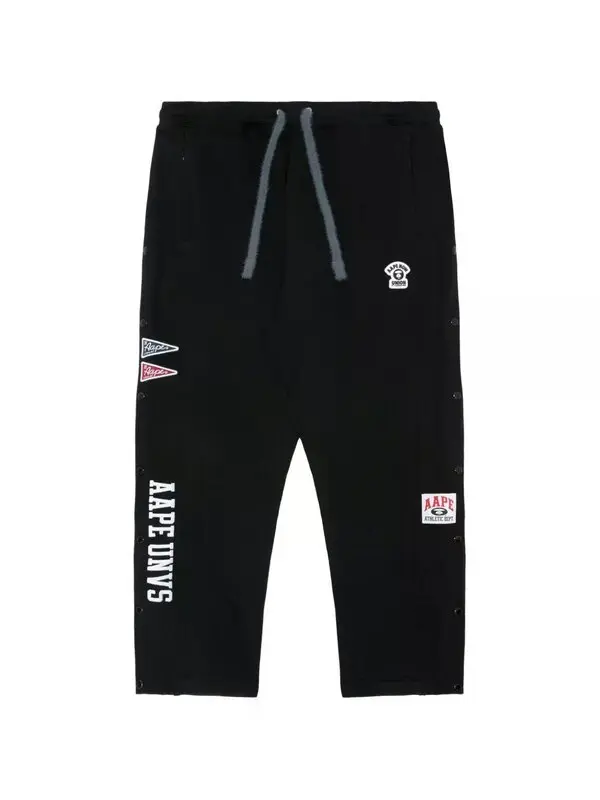 AAPE BY *A BATHING APE Moonface-patch Track Pants