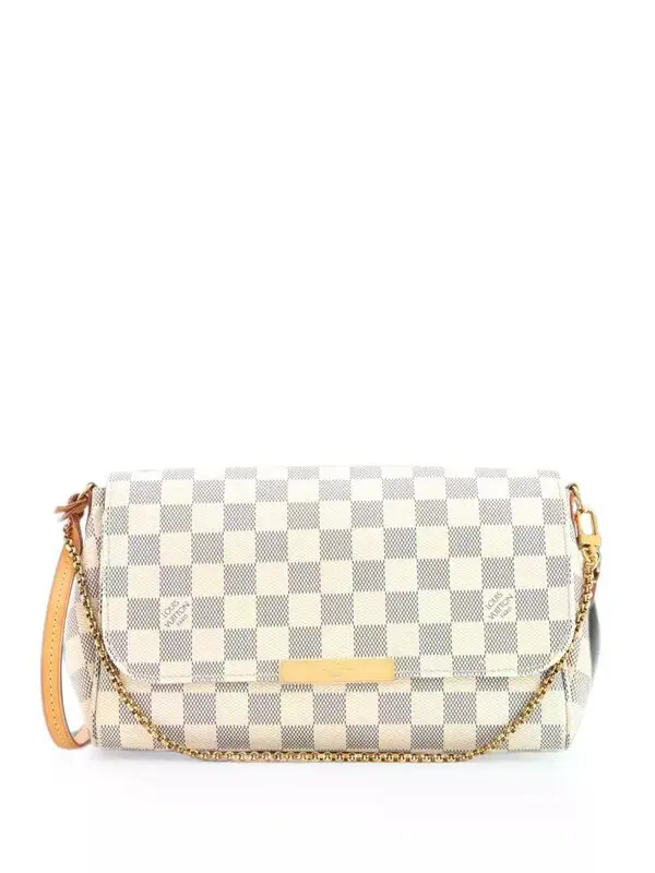 LOUIS VUITTON Damier Mm Crossbody Bag - White