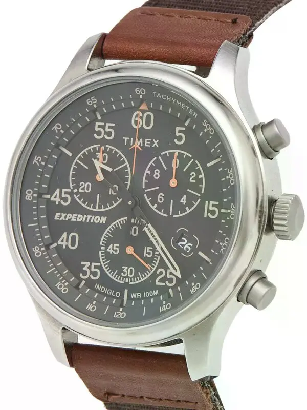 Timex® Expedition Indiglo Chronograph Watch - Grey