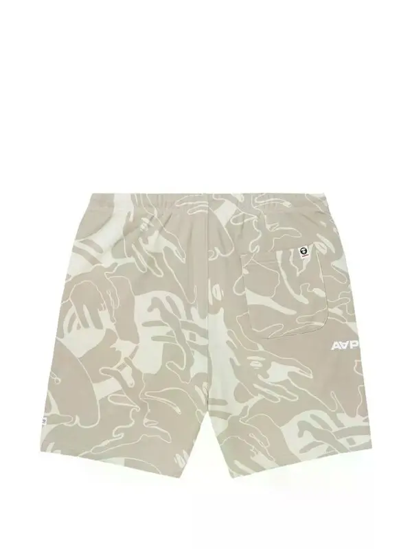 AAPE BY *A BATHING APE Moonface Camo Track Shorts
