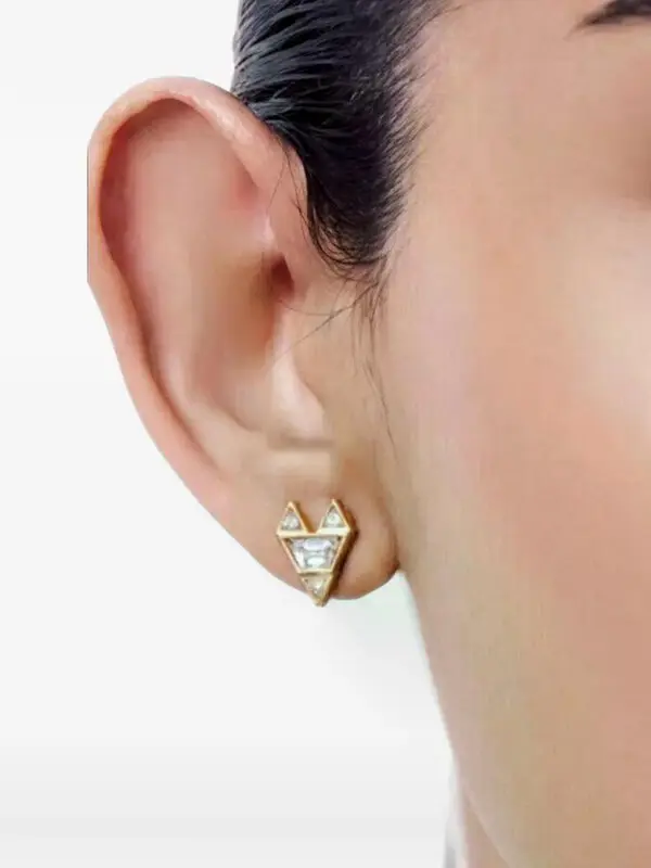 DI VOLPE Volpaccio Sapphire-embellished Stud Earrings