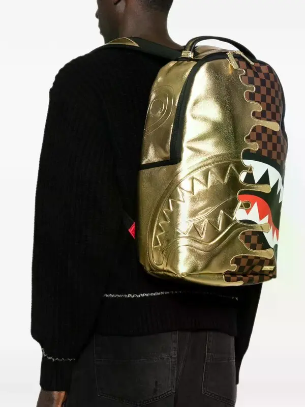 SPRAYGROUND Shark Mouth Checkered Backpack