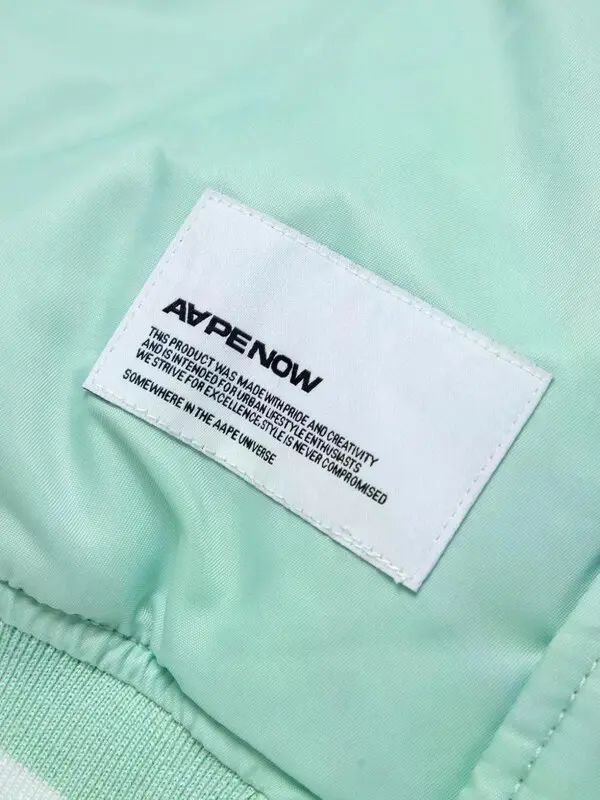 AAPE BY *A BATHING APE Moonface Patch Bomber Jacket