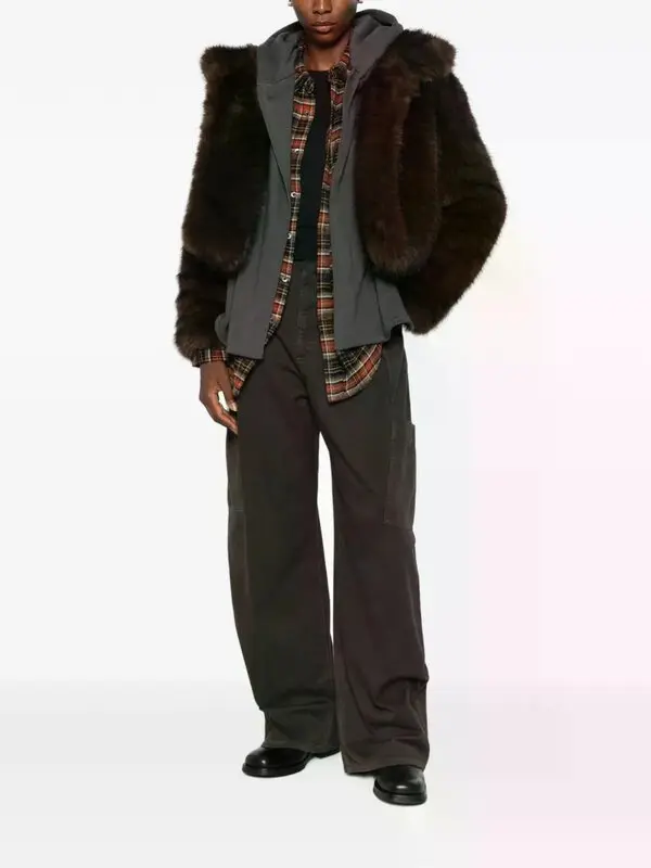 SYSTEM Faux Fur Hooded Jacket
