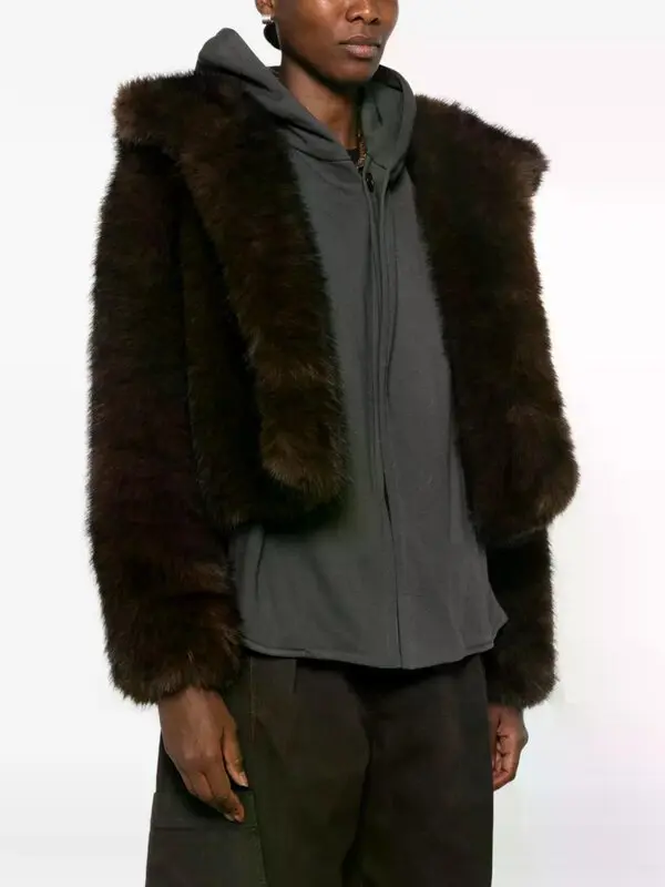 SYSTEM Faux Fur Hooded Jacket