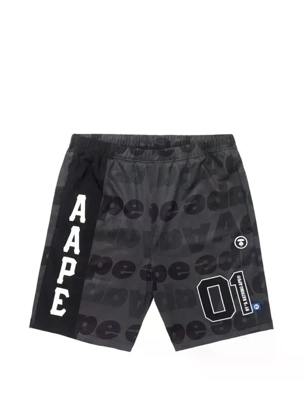 AAPE BY *A BATHING APE Moonface-detail Shorts