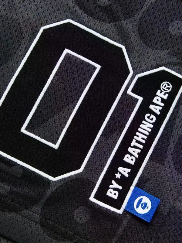 AAPE BY *A BATHING APE Moonface-detail Shorts