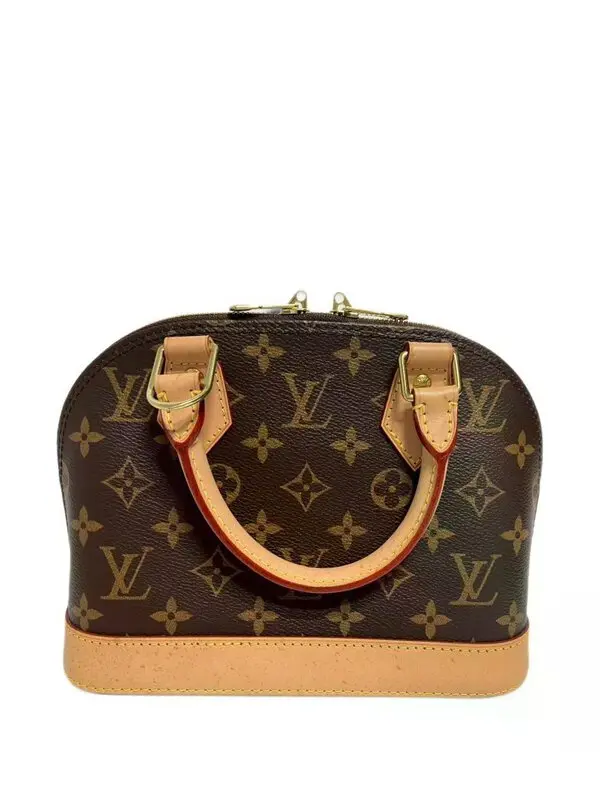 LOUIS VUITTON Monogram Alma Handbag - Brown
