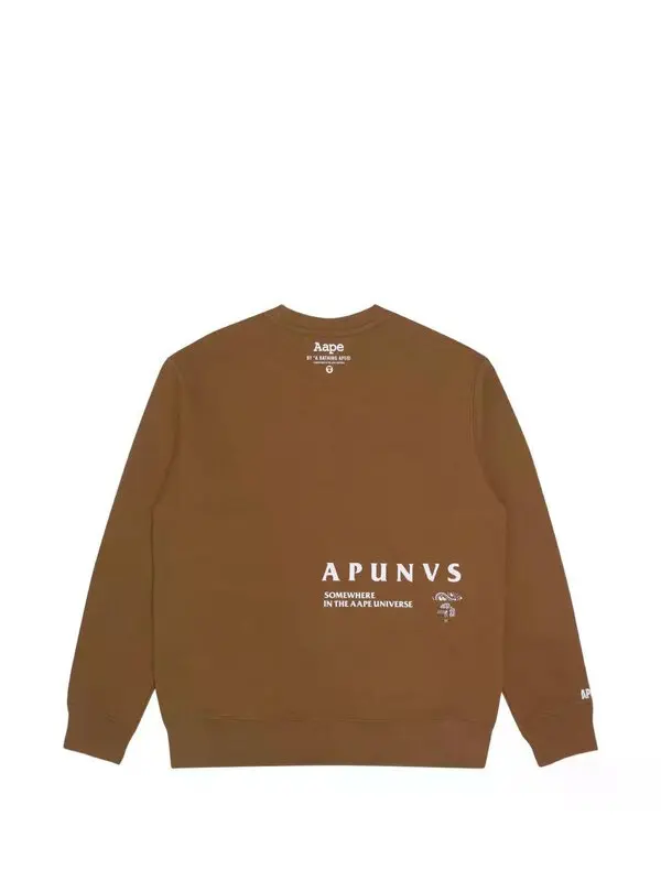 AAPE BY *A BATHING APE Moonface-patch Sweatshirt