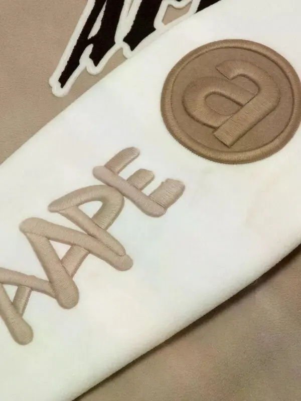 AAPE BY *A BATHING APE Moonface Embroidered Bomber Jacket