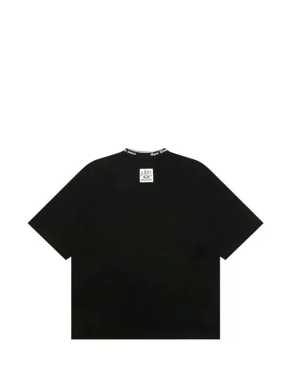 AAPE BY *A BATHING APE Embossed-logo Relaxed-fit T-shirt