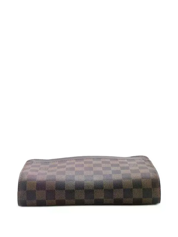 LOUIS VUITTON Pochette Saint Louis Damier Clutch Bag - Brown