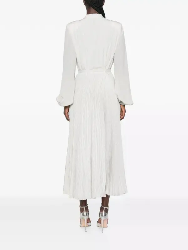 TOM FORD Polka-dot Pleated Maxi Dress
