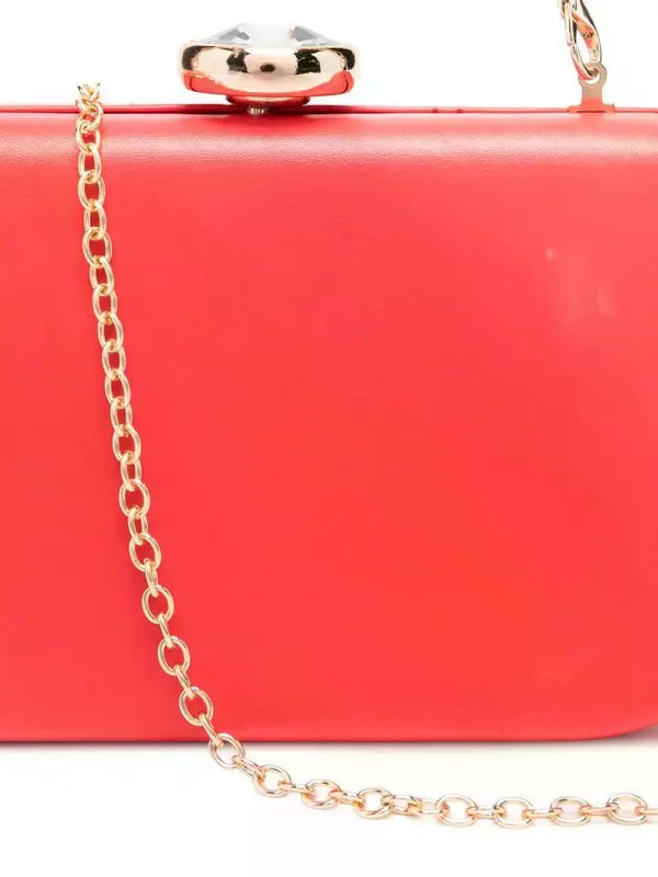 Velvet By Graham & Spencer Nora Leather Clutch Bag - Red