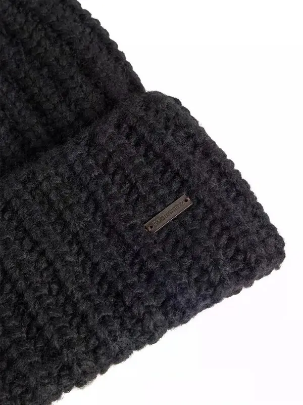 Dsquared2 Après Ski Ribbed Chunky-knit Wool Beanie