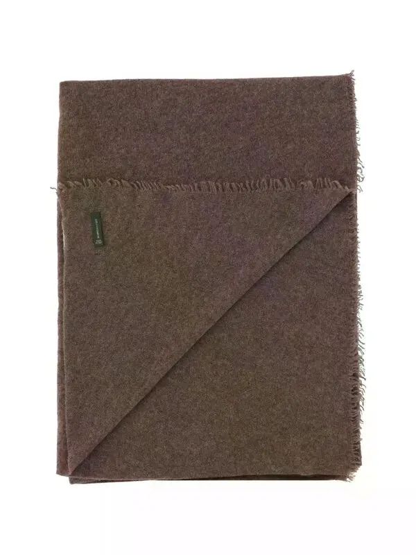 Faliero Sarti Frayed-edge Scarf - Brown