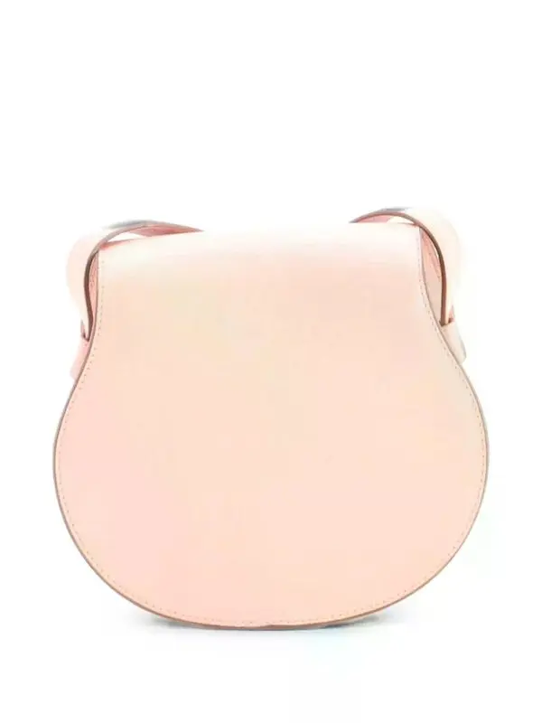 Chloé Marcie Leather Mini Crossbody Bag - Pink