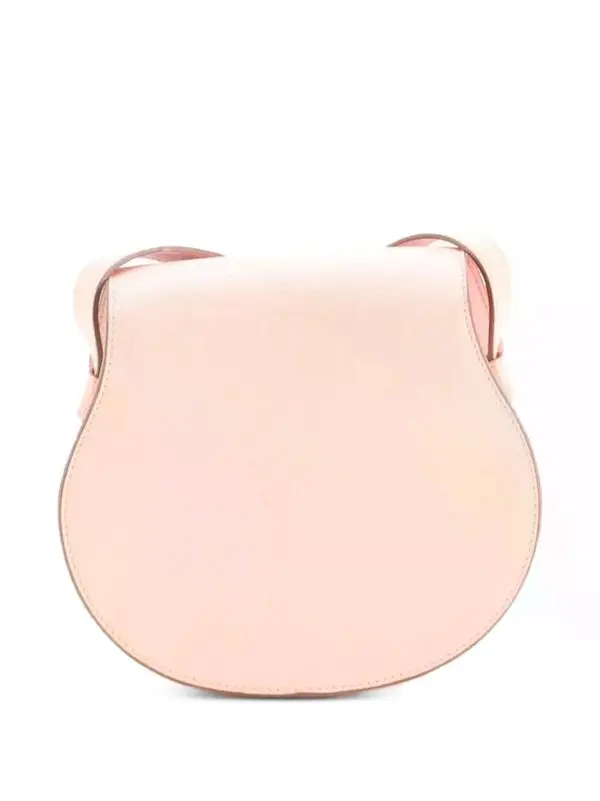 Chloé Marcie Leather Mini Crossbody Bag - Pink