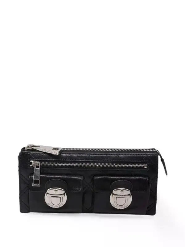 Marc Jacobs Multipocket Quilted Wallet - Black
