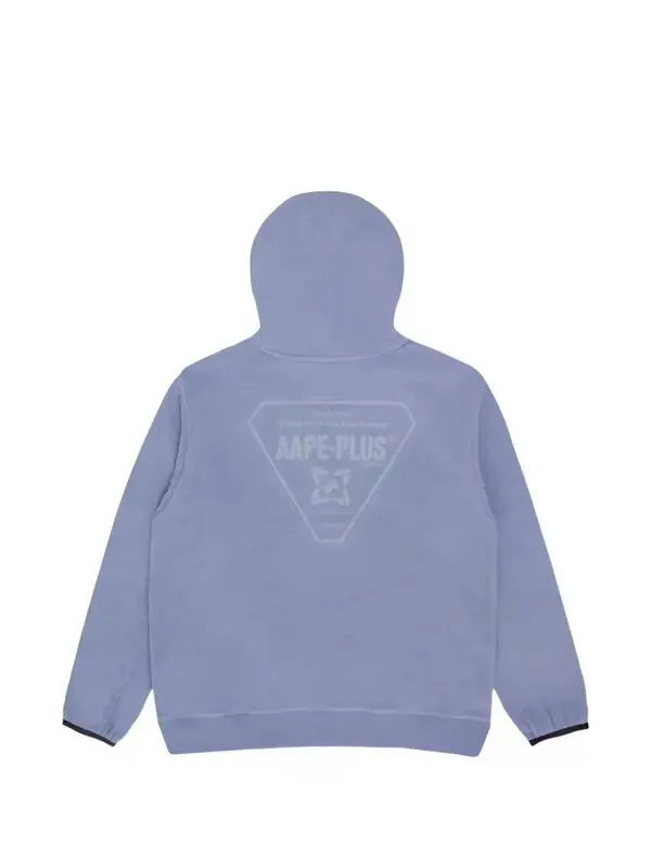AAPE BY *A BATHING APE Logo-print Fleece Hoodie