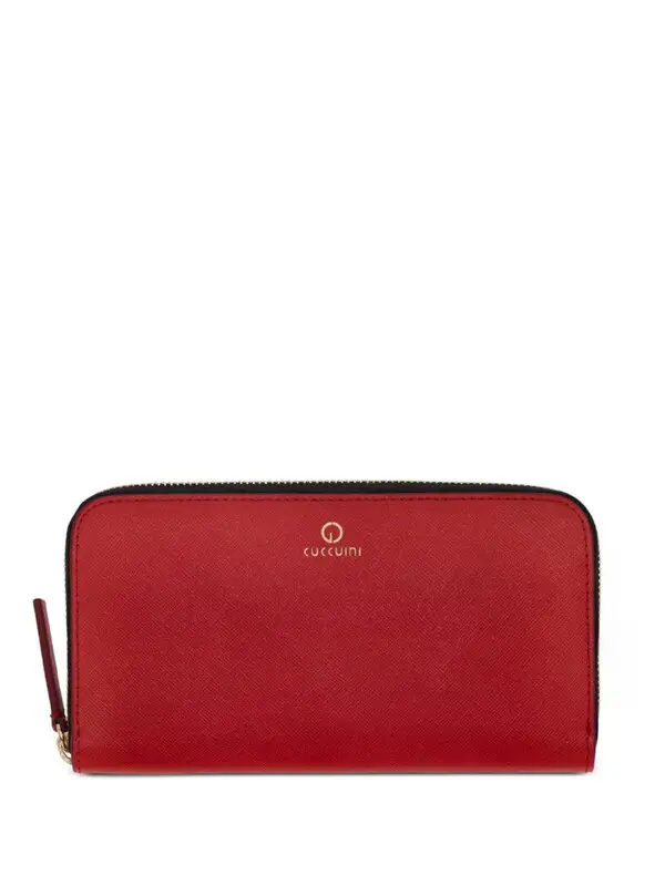 GIANNI CUCCUINI Logo-plaque Zip-around Wallet