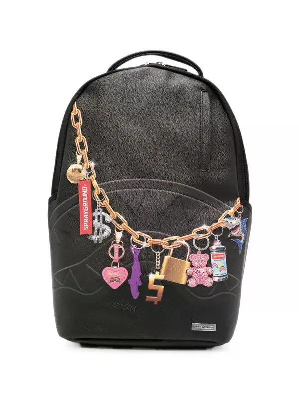SPRAYGROUND Charm-print Shark Mouth Backpack