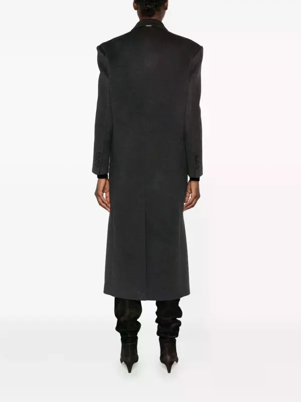 SYSTEM Double-breasted Peak-lapel Coat
