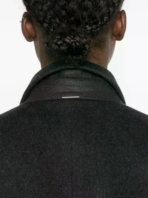 SYSTEM Double-breasted Peak-lapel Coat