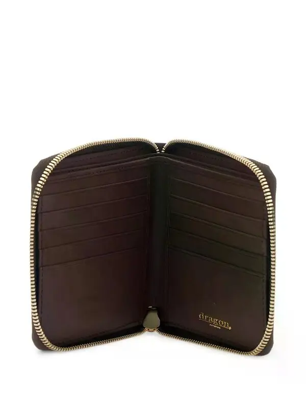 Dragon Diffusion Woven Zip-around Wallet - Brown