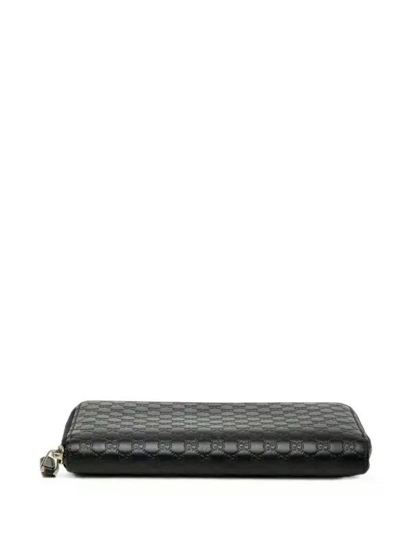 Gucci 2000-2015 Microguccissima Zip Around Wallet Long Wallets