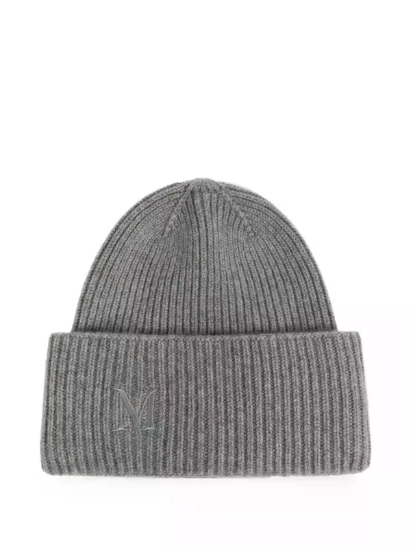 Max Mara Logo-embroidered Cashmere Beanie