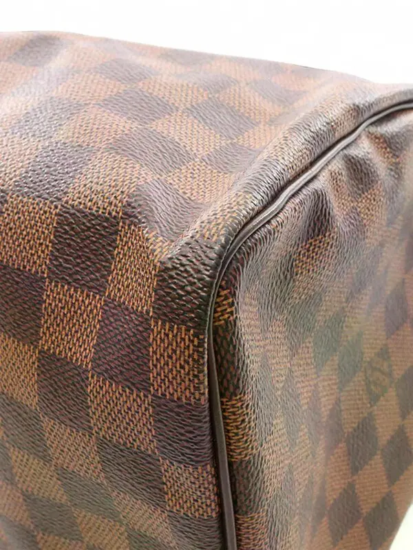 LOUIS VUITTON Damier Ebene Speedy 30 Boston Bag - Brown