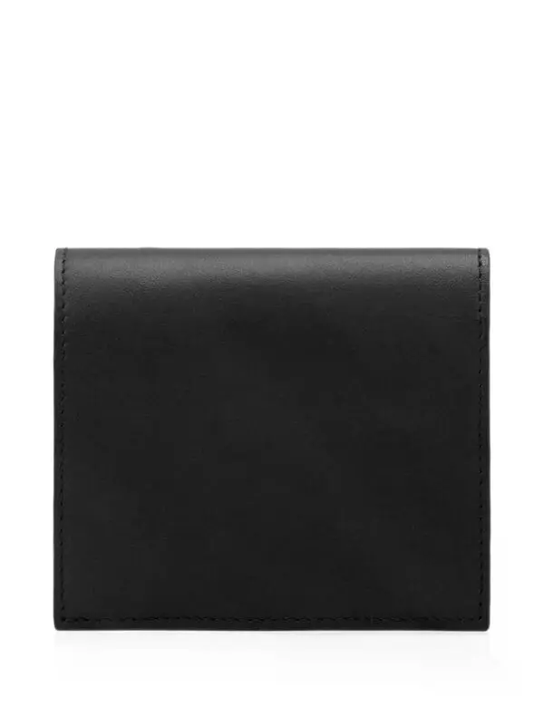 AMI Paris Cowhide Leather Bifold Wallet With De Coeur