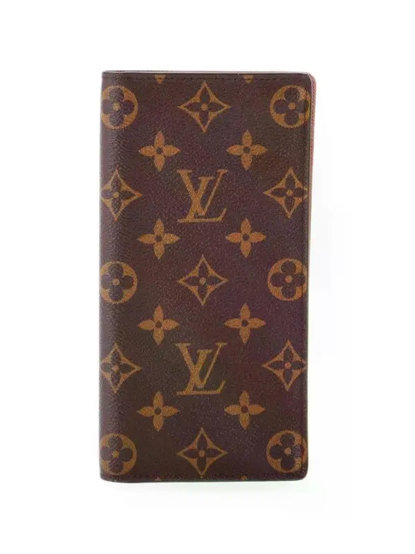 LOUIS VUITTON Brazza Wallet Monogram Canvas Small Wallets