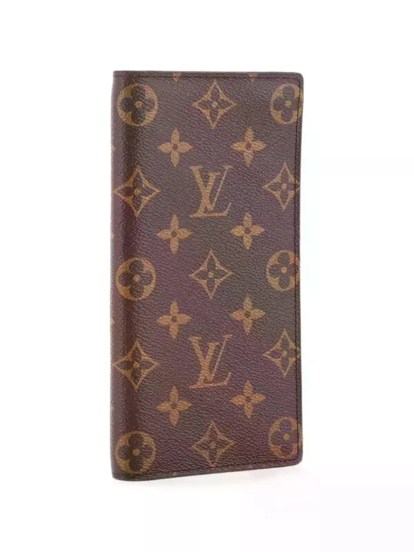 LOUIS VUITTON Brazza Wallet Monogram Canvas Small Wallets
