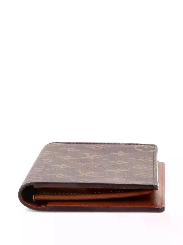 LOUIS VUITTON Brazza Wallet Monogram Canvas Small Wallets
