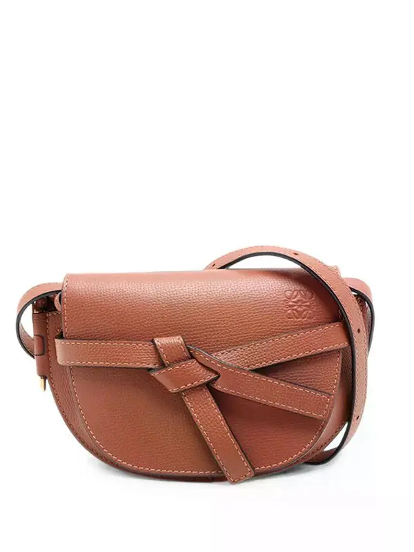 Loewe 2010-2026 Mini Leather Gate Crossbody Bag
