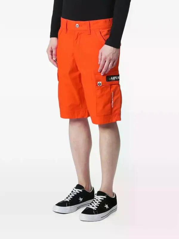 AAPE BY *A BATHING APE Logo-pocket Cargo Shorts