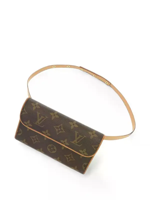 LOUIS VUITTON 2001 Monogram Pochette Florentine Belt Bag